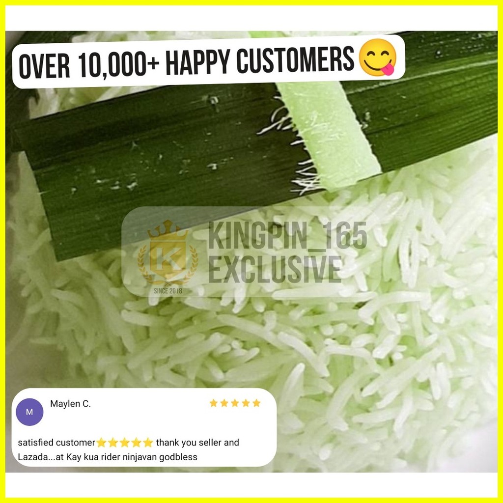 100% PURE Natural Premium Pandan Powder for Buko Pandan, Pandan Hopia ...