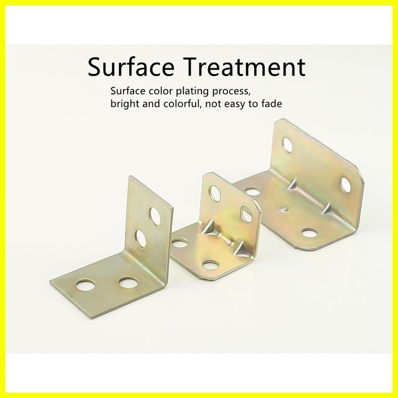 L Shape Angle Bracket Fastener Corner Frame Brace Fixing Connector ...