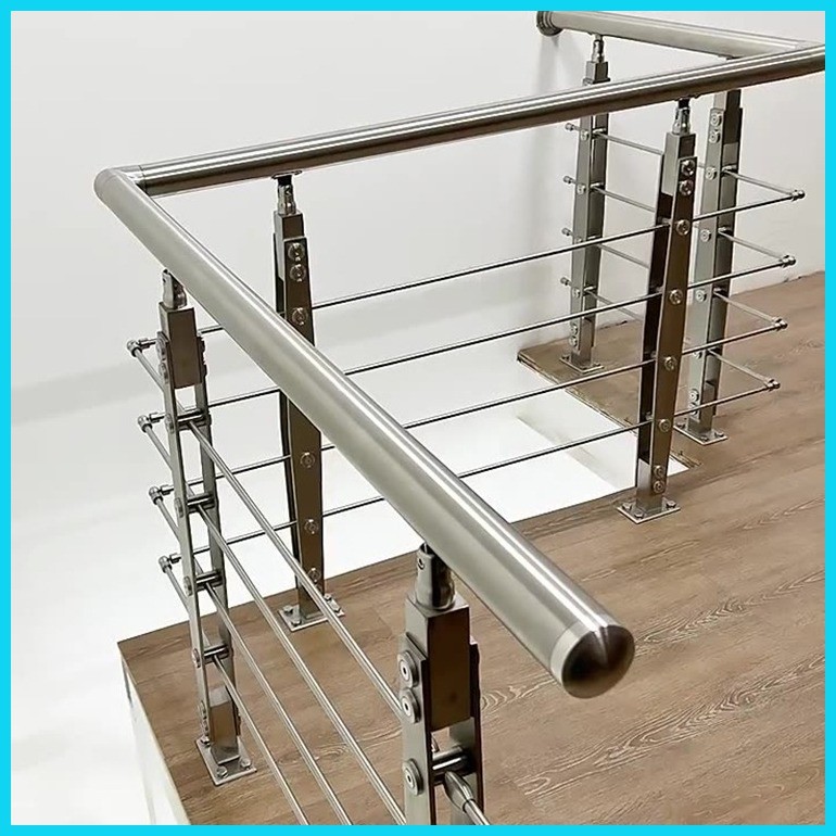 Railing Pole Hand Rail Stainless Steel Railing Pole Partition Balcony ...