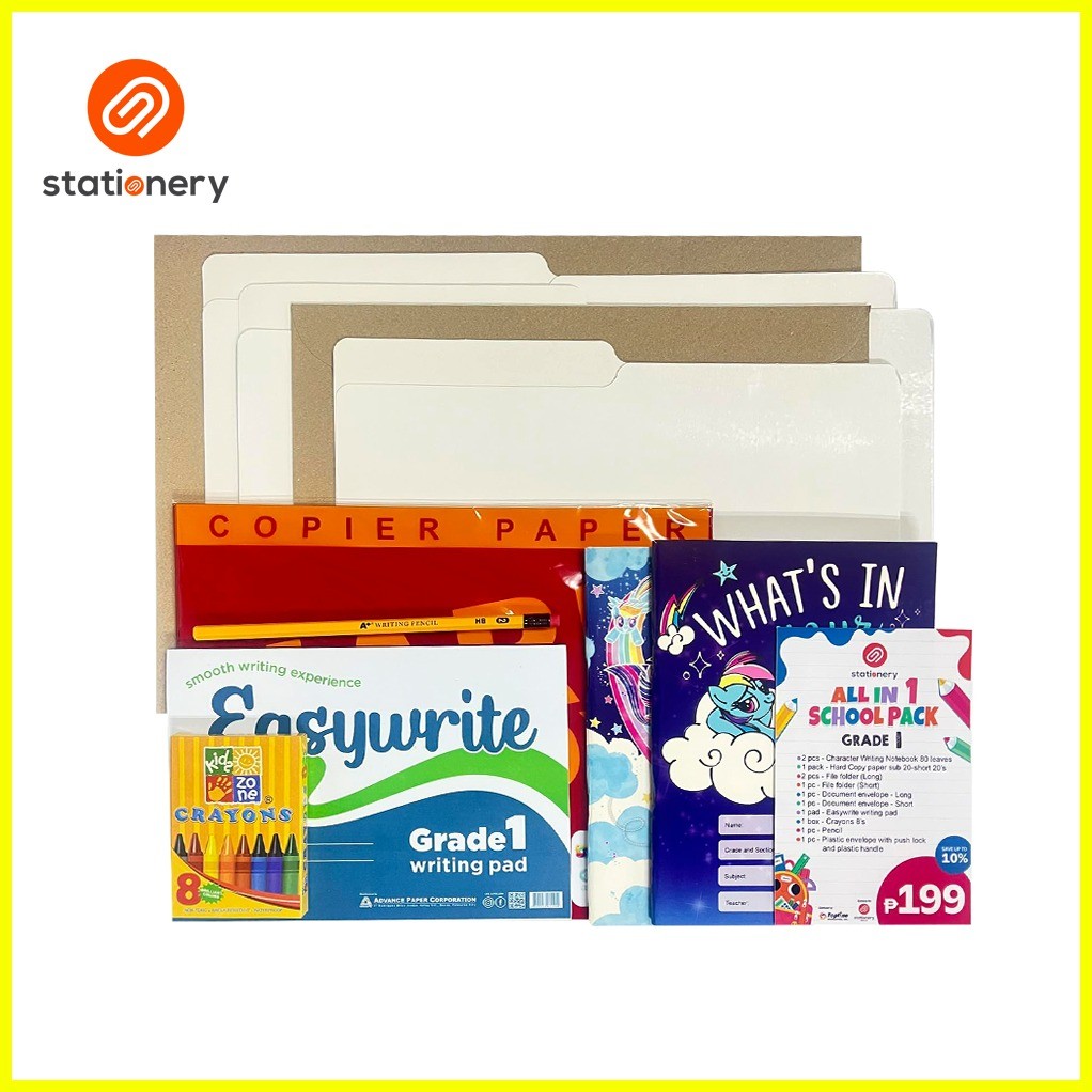 All in 1 School Pack - Grade 1 | Shopee Philippines