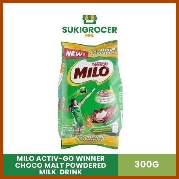Milo Activ-Go Winner Choco Malt Powdered Milk Drink 300G | Shopee ...