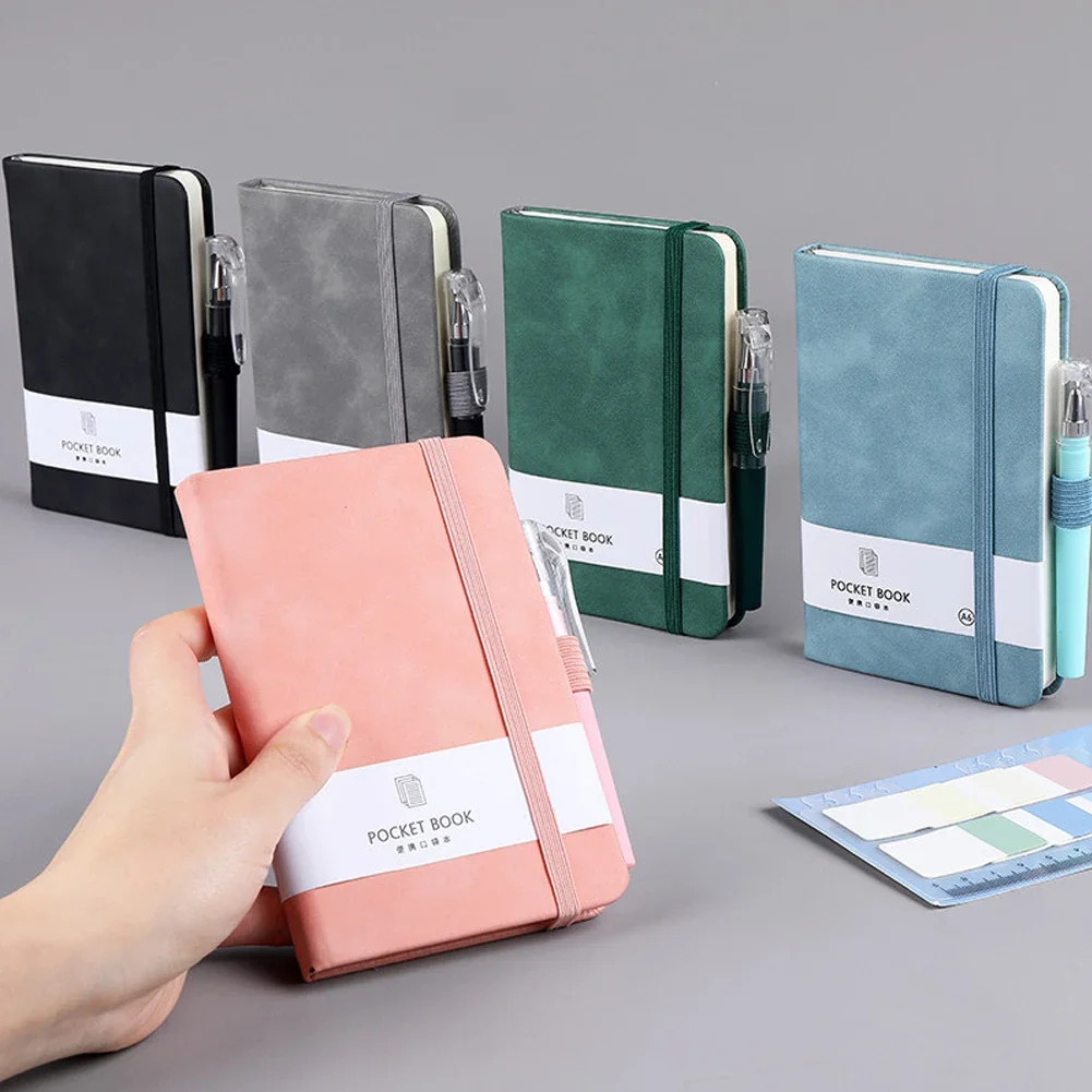 A7 Mini Notebook Portable Thick Diary Hand Book School Office Supplies ...