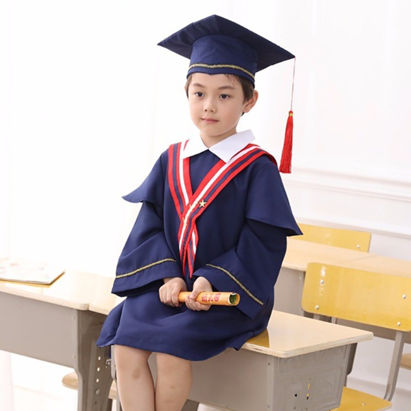 Kindergarten Primary School Graduation Clothing Student Bachelor Gown ...