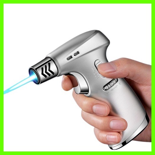 ⚠️ NEW Butane refillable Inflatable Lighter Heat Flame Gun BBQ Fire ...
