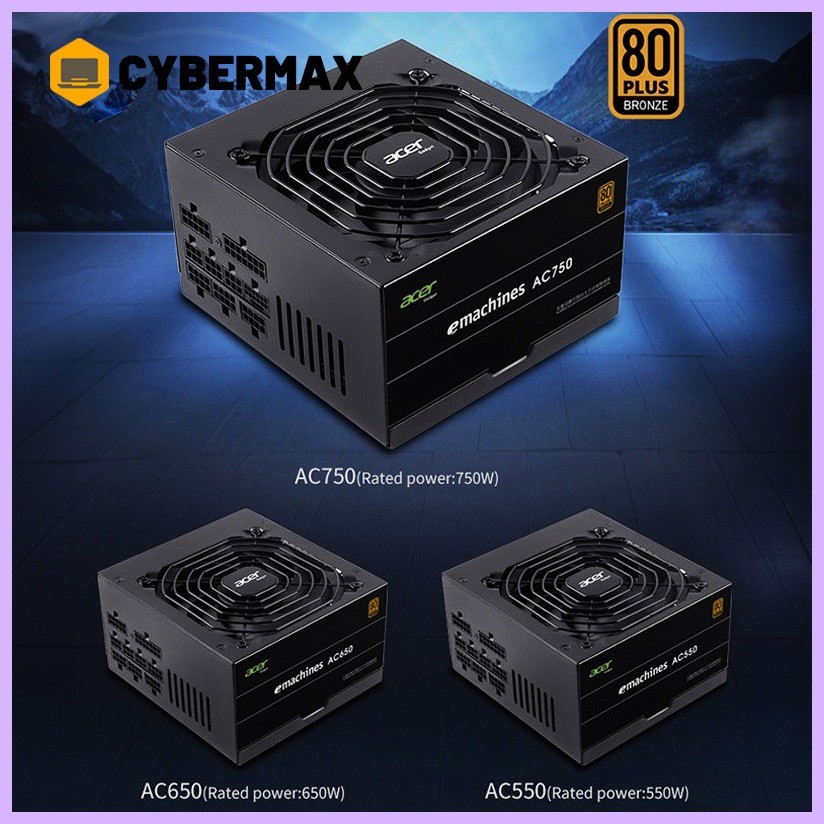 Acer Full Modular Computer Power Supply 550w 650w 750w 1000w 80plus ...