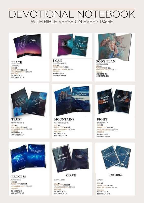 Devotional Notebook With Bible Verse On Every Page | Shopee Philippines