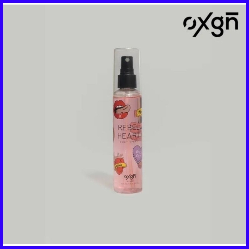 Rebel Heart Oxygen Body Spray for Women (100ml) | Shopee Philippines