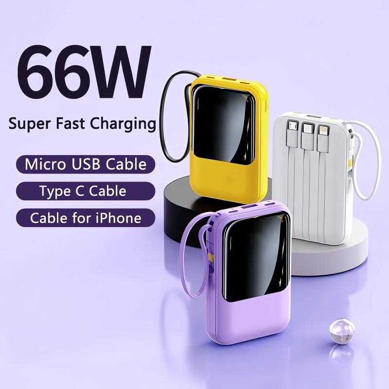 Original Good Quality Power Bank 10000Mah Mini Powerbank Built In ...