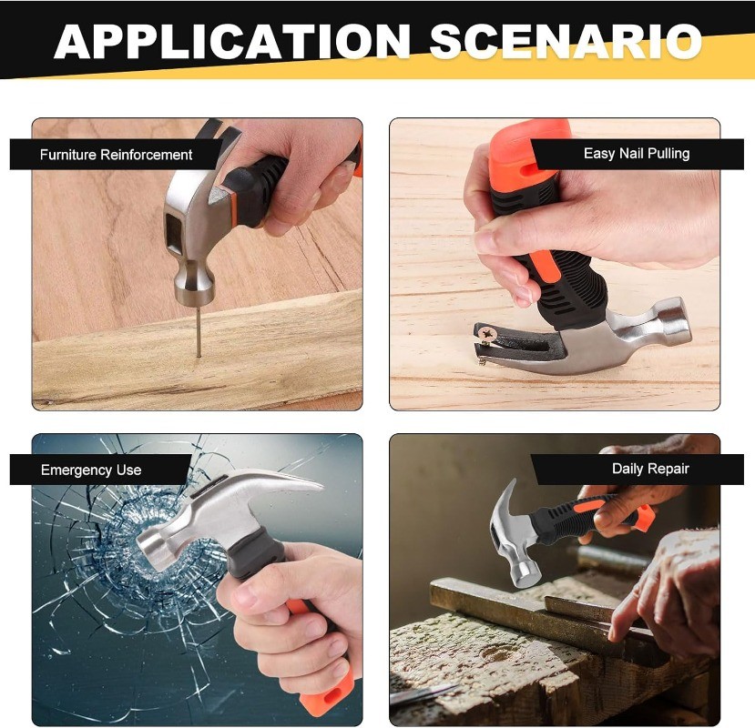 Engineering Hammer, Mini Claw Hammer, Small Claw Hammer Mini Stubby ...