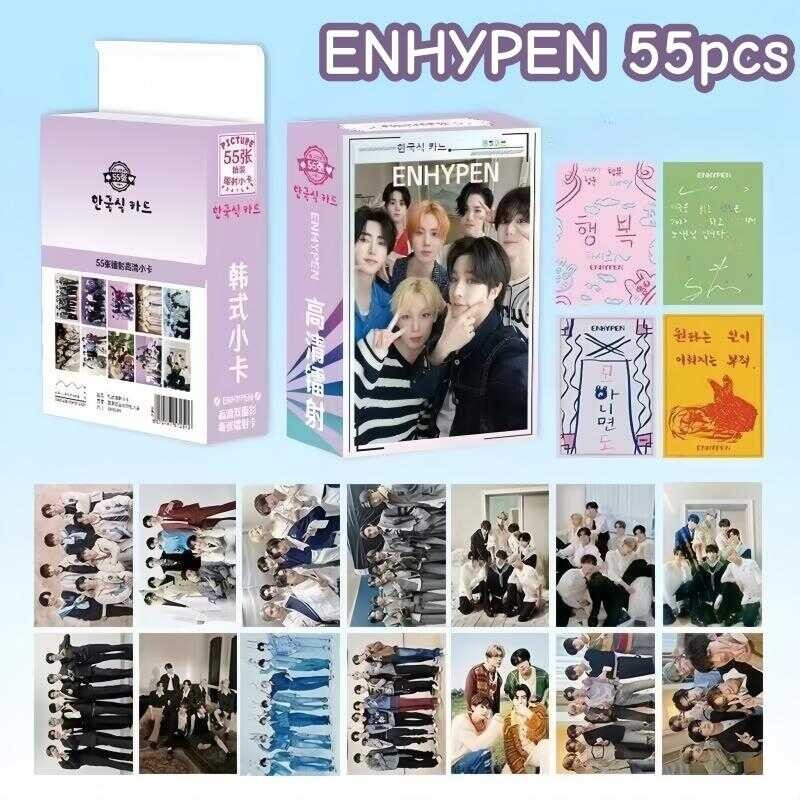 55Pcs/Box En-Hypen Photocards DARK BLOOD Mini Album Lomo Cards ENHYPEN Kpop Postcards | Shopee ...