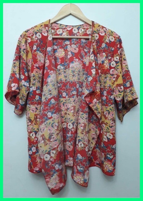 ∈ Printed Shawl Kimono | Shopee Philippines