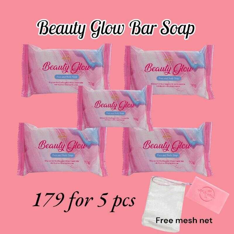 5Pcs Beauty Glow Bar Soap By Kkskin.Ph With Glycerine, Niacinamide ...