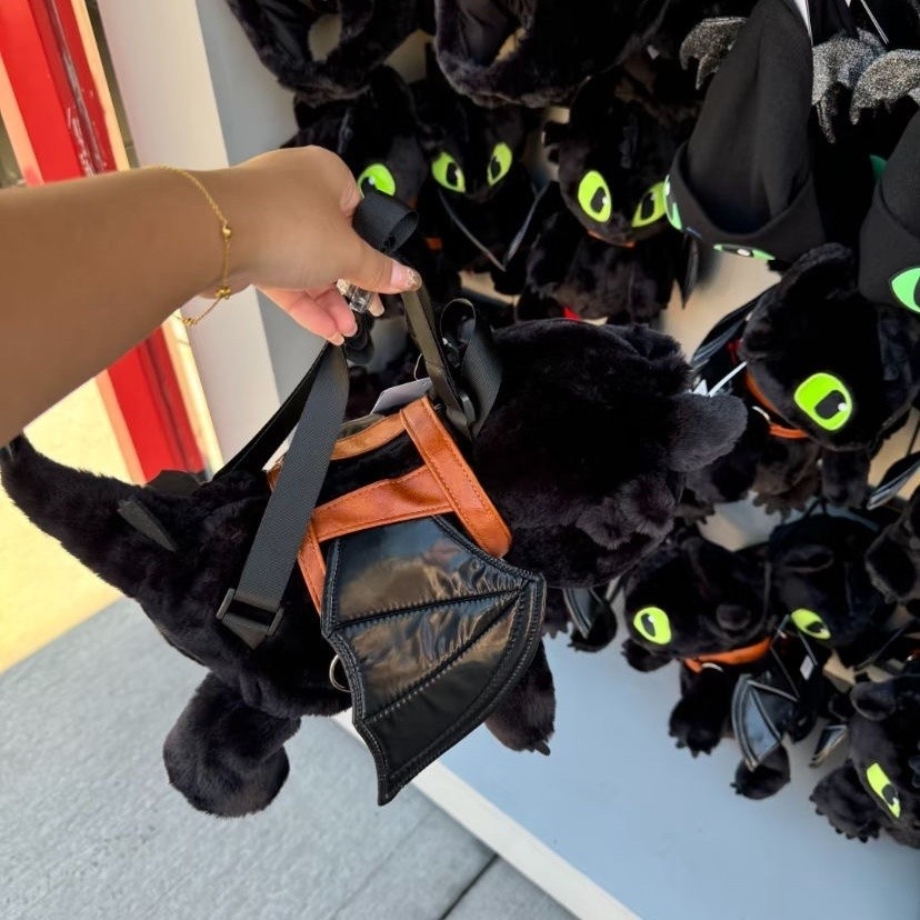Fun How to Train Your Dragon Toothless Plush Bag Stylish for going out ...