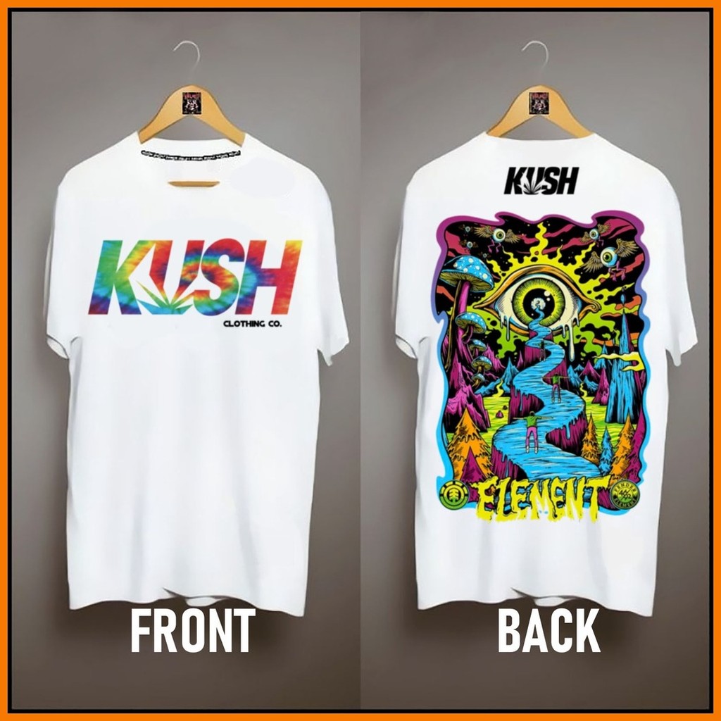 KUSH Clothing KUSH Culture Vintage Loose T-Shirt For Men and Women ...