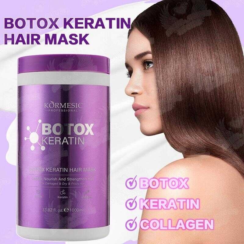 1000Ml Botox Keratin Hair Treatment Mask Collagen Hair Straightening ...