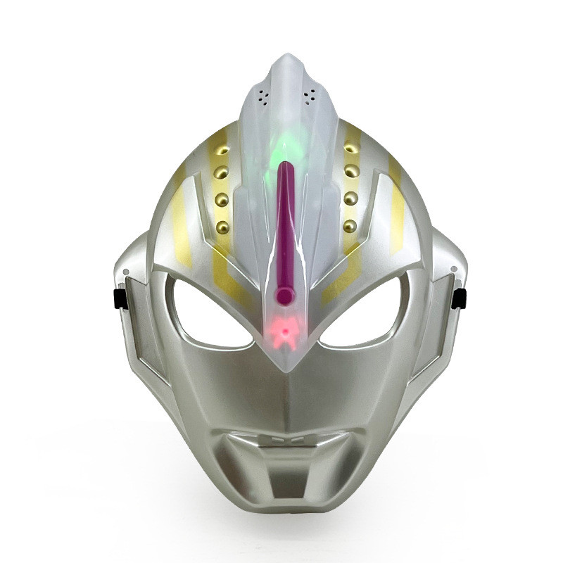 Ultraman LED Light Up Mask for Kids - Eye Flashing Glow Cosplay Costume ...