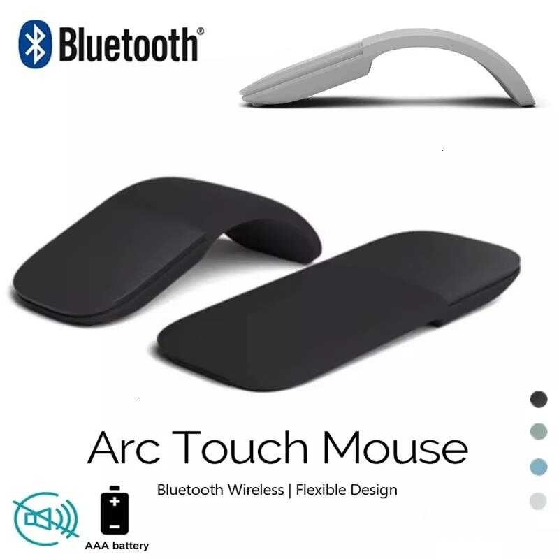 Arc Touch Contrl Mouse Ultra Thin Bluetooth or 2.4Ghz USB Foldable ...