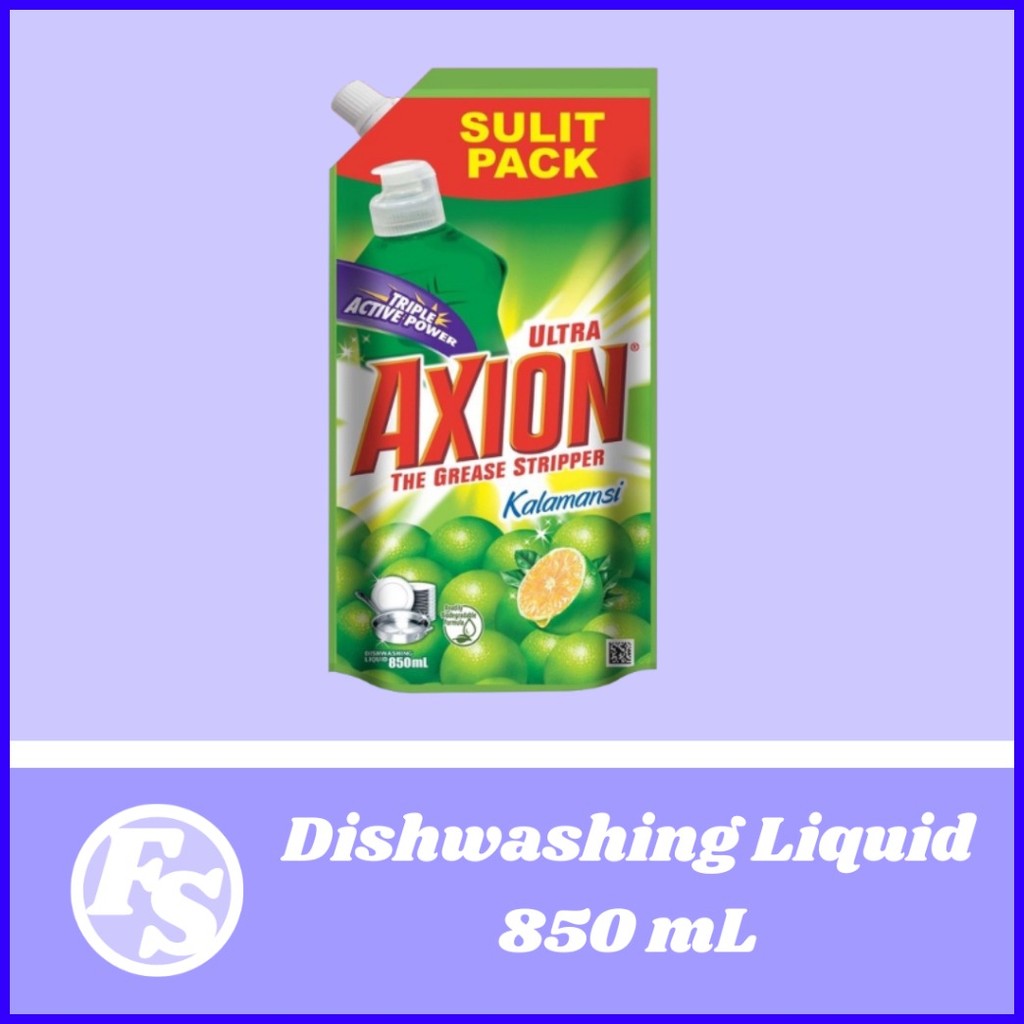 Axion Ultra Kalamansi Dishwashing Liquid 850mL | Shopee Philippines