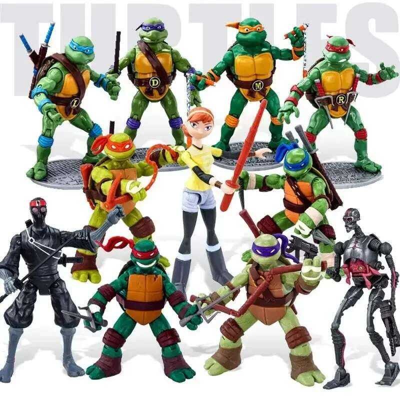 Ninja Manga Turtle Action Figure Toy Foundation Doll Collection Model ...