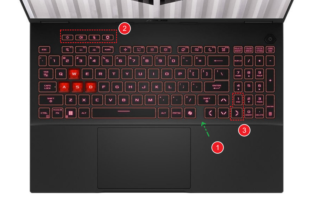 Laptop Silicone Keyboard Cover Skin For ASUS TUF Gaming F16 2025 FX608J FX608 / TUF Gaming A16 ...