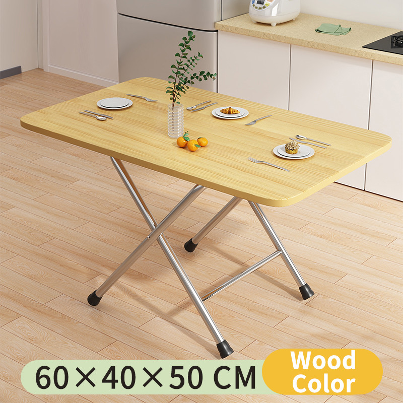 Portable Wooden Folding Table Dining Table Household Small Table ...