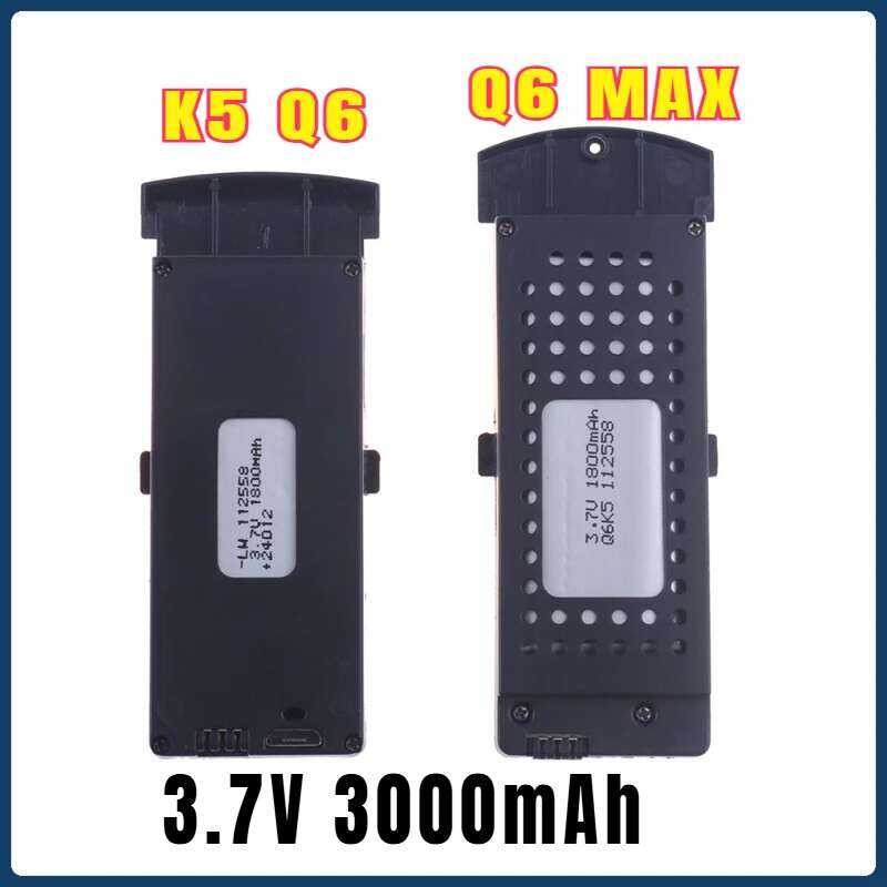 E 3.7V 3000Mah Q6 Drones For G6 S6 8K 2 RC Quadcopter Spare Parts For ...