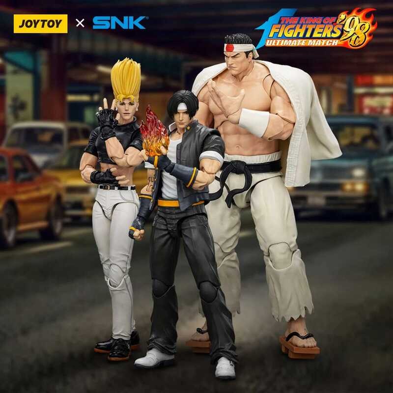 JOYTOY X SNK KOF 98Um Hero Team Kyo Kusanagi maru Nikaido Goro Daimon ...