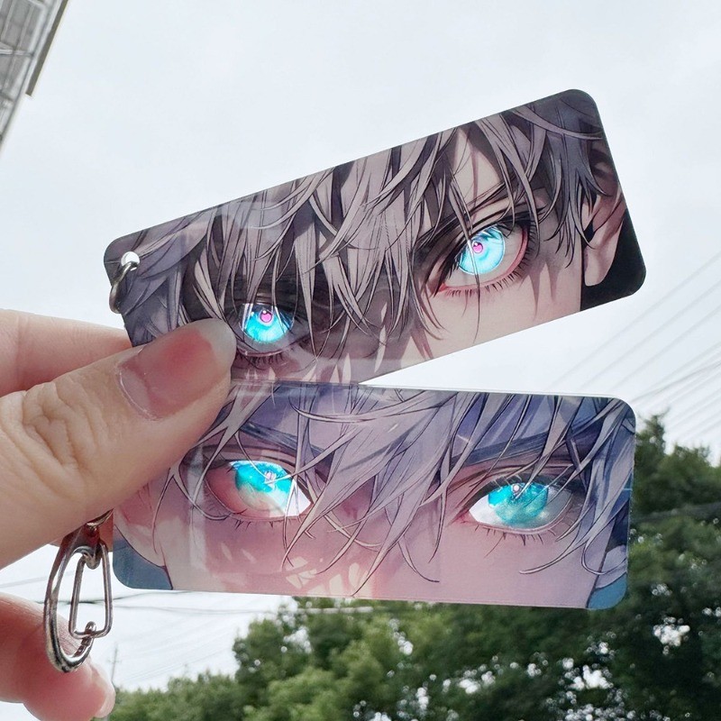 2025 Anime Jujutsu Kaisen Gojo Satoru Bookmark Acrylic Cards Cartoon ...