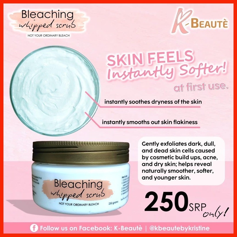 KBEAUTE BLEACHING WHIPPED SCRUB - BLEACHING WHIPPED SOAP - BLEACHING ...