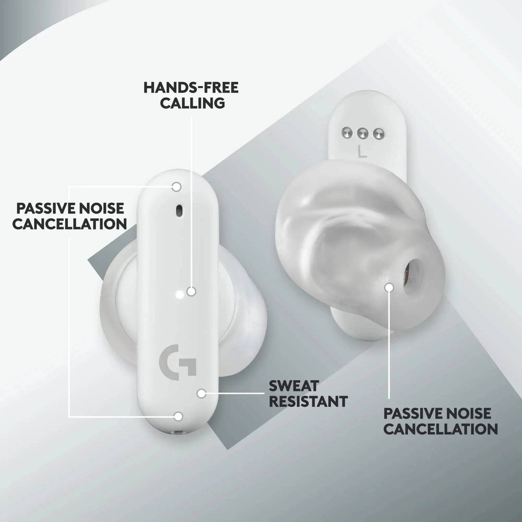G Logitech FI True Wireless Gaming Earbuds Lightspeed + Bluetooth Four ...