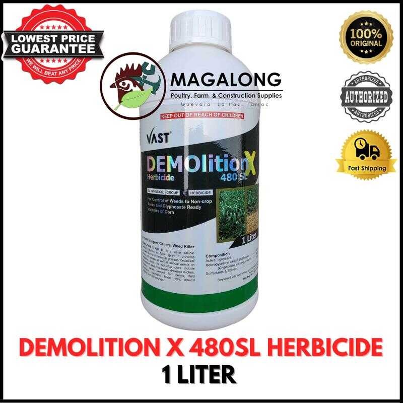 DEMOLITION X HERBICIDE 480 SL Non-Selective GLYPHOSATE - BETTER THAN ...