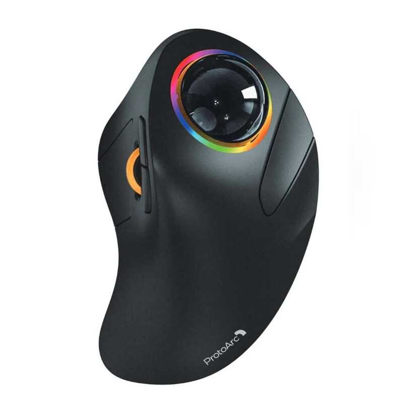 Office Business Protoarc Wireless Index Finger Trackball Mouse ...
