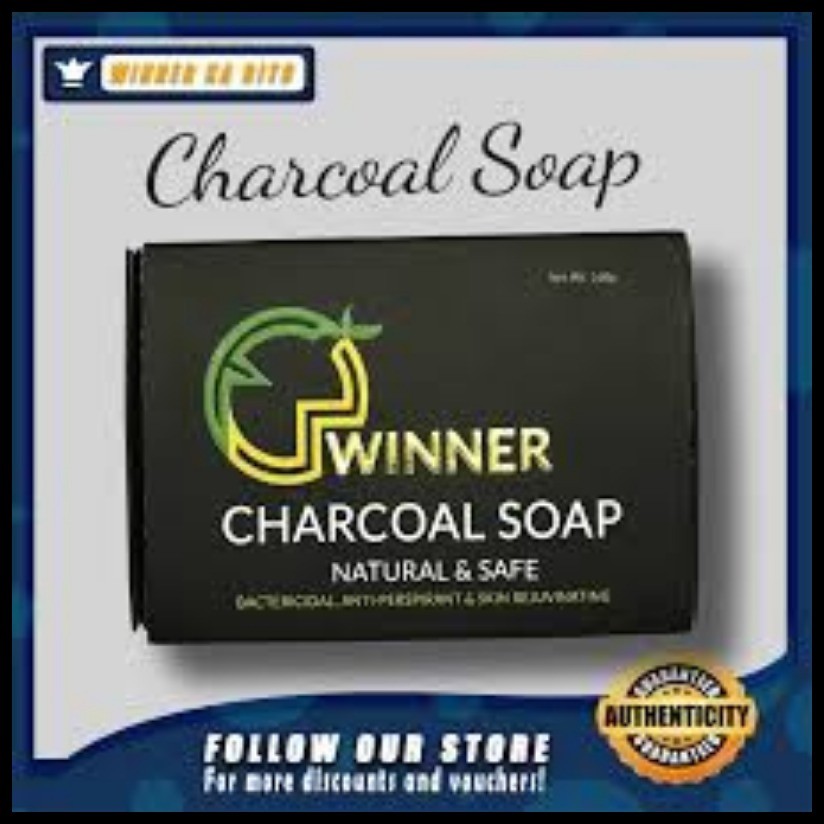 FairWin Winner Charcoal Soap with Aloe Vera Virgin Coconut Oil Lemon ...