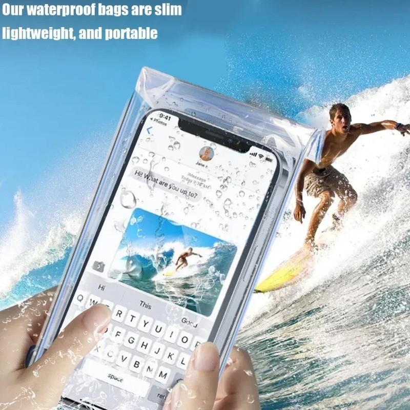 Durable PVC Mobile Phone Rain Cover Universal Touchscreen Phone Bag 25 ...