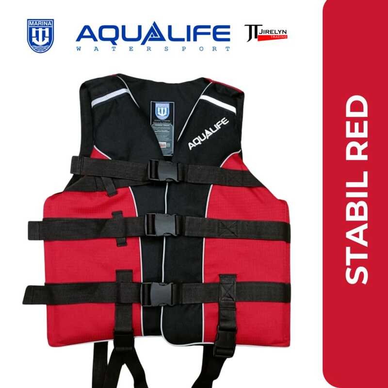 Life Vest, COLOR RED , Jacket Marina Approved STABIL PFD (Aqualife ...