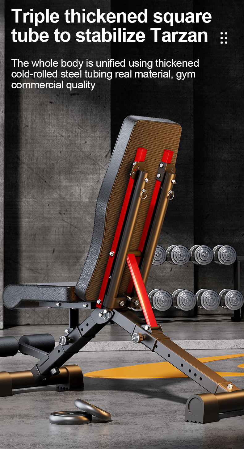 Adjustable Bench Press Chair Dumbbell Bench Gym Bench Sit-up bench ...