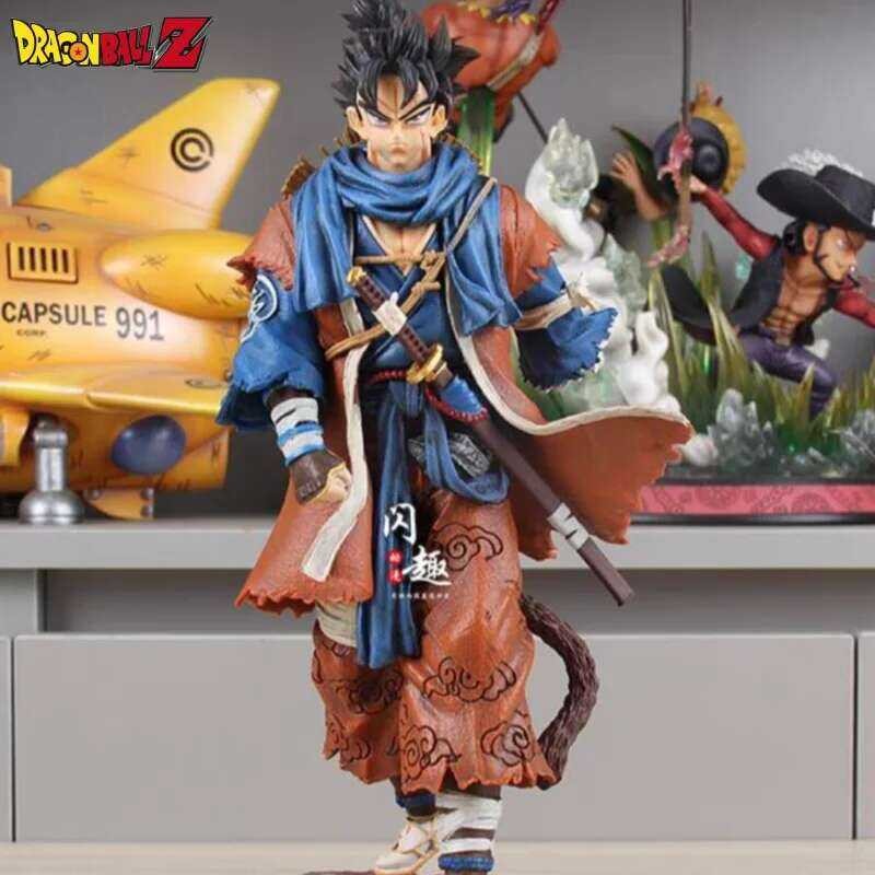 44 01 D4 30Cm Dragon Ball Anime Figure Samurai Son Gohan Goku Brokeback ...