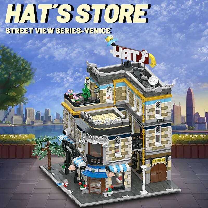 Fb 22 3C D2 4C Street View The Hat Store Building Bloc City Model ...