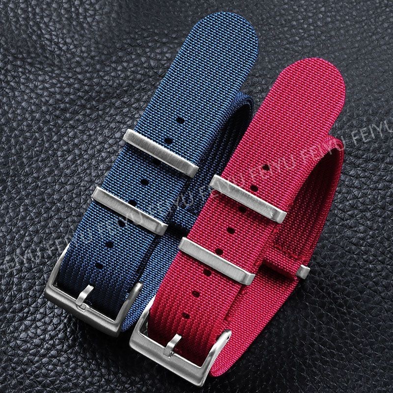 NATO Nylon Canvas Watch Strap ZULU Watch Band One Loop Bracelet 18mm ...