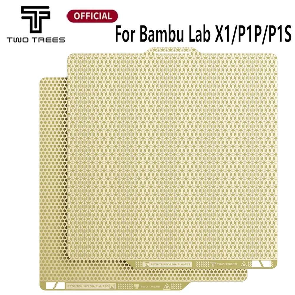 3D Upgrades PEI Honeycomb Build Plate 257x257mm For Bambu Lab P1P/P1S/X1/X1C/X1E Honeycomb ...