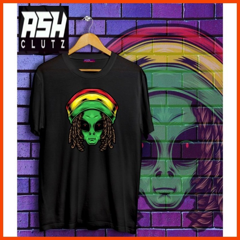 Alien Reggae Digital Graphic Print Tshirt Unisex | Shopee Philippines