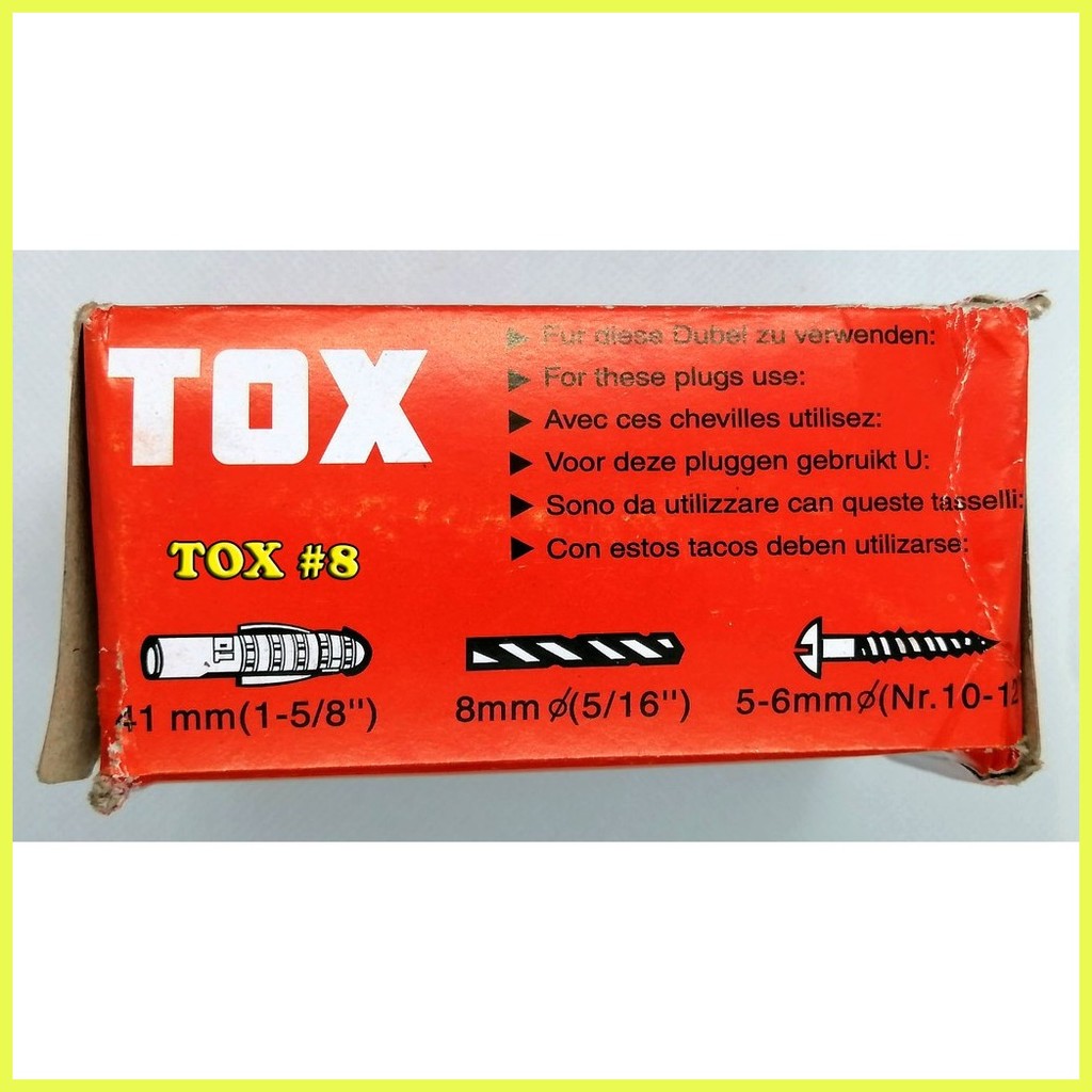 ☎ 100 pcs plastic Tox # 8 | Shopee Philippines