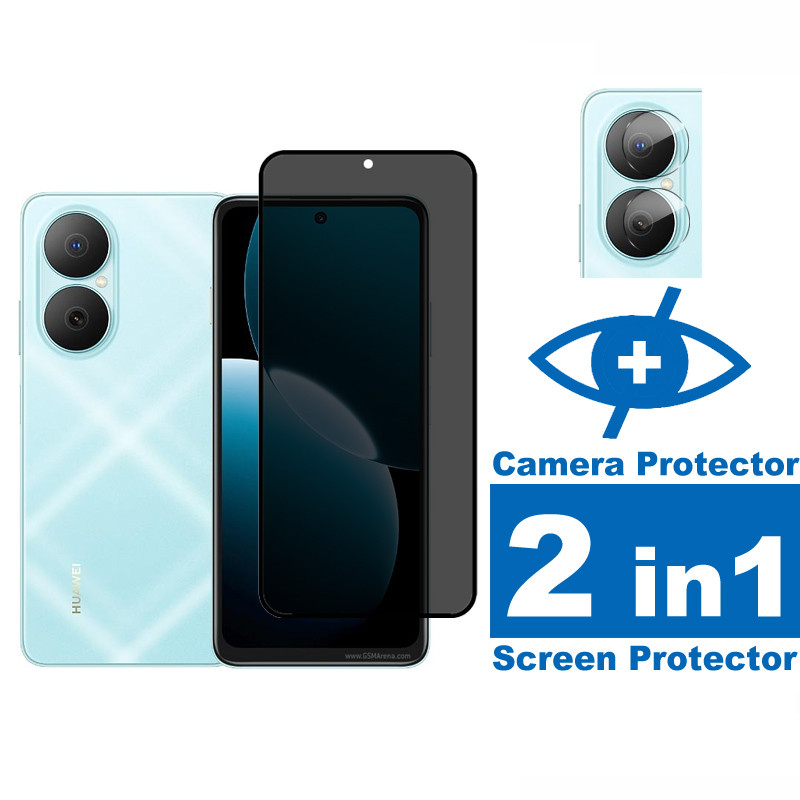 For Huawei Nova Y73 Anti-Spy Full Coverage Tempered Glass For Huawei ...