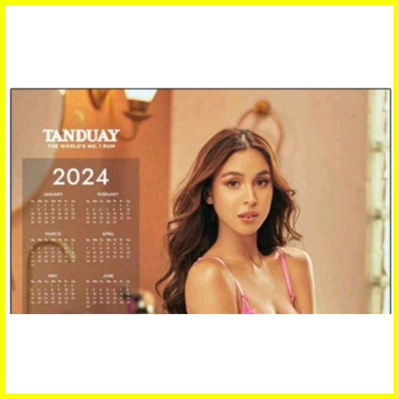 Tanduay 2024 Calendar - Julia Barretto | Shopee Philippines