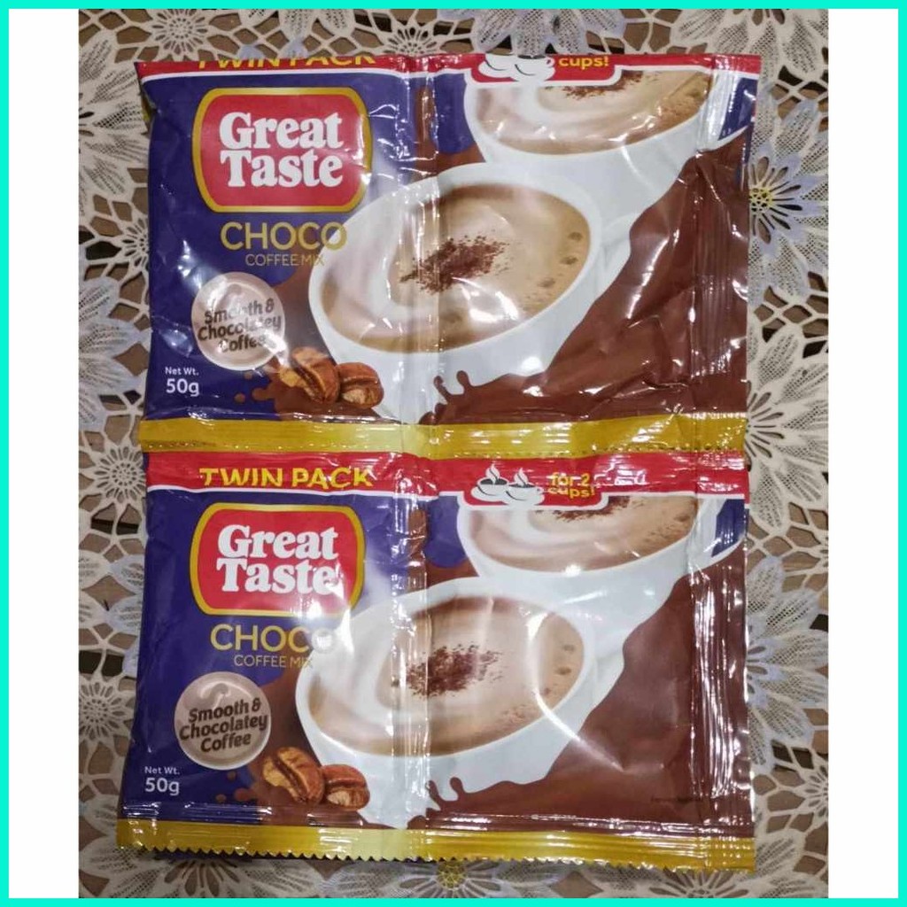 ឱ ℒℴѵℯ Great Taste Choco Coffee Mix Twin Pack (10s x 50g ) | Shopee ...