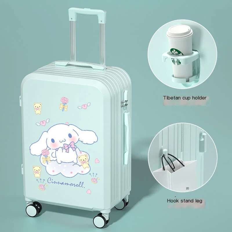 New Sanrioed Kuromi 20 Inch 22 Inch 24 Inch Trolley Case Cinnamoroll ...