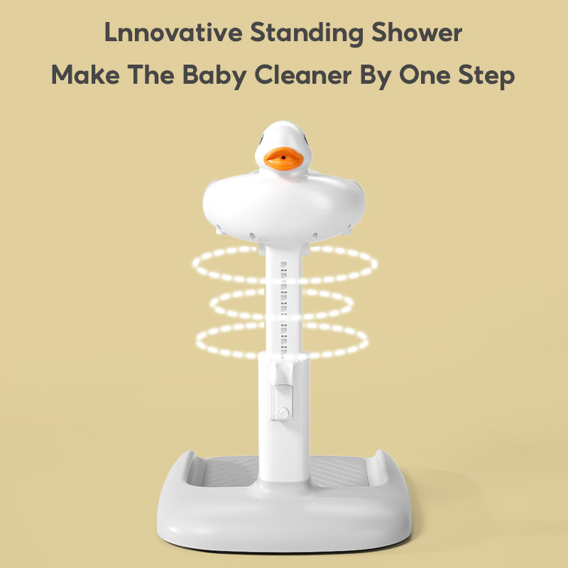 Baby Standing Shower Holder 6 Months+ Newborn Cartoon Bathing Hug Tower ...