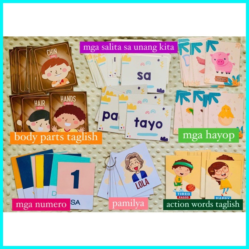 ♒ NUMBERS TAGALOG FILIPINO MGA NUMERO Laminated Educational Flashcards ...