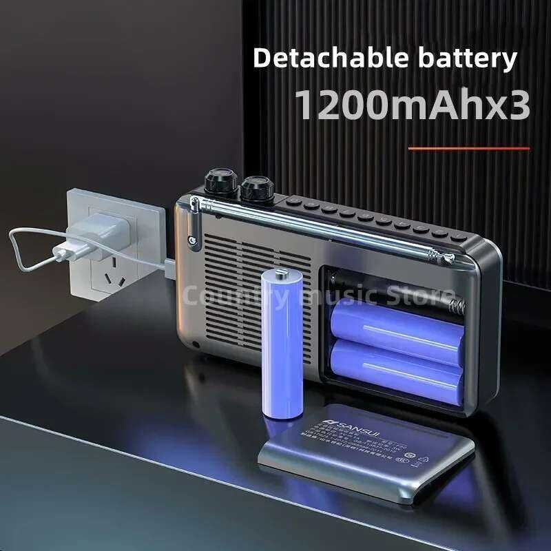 9 Sansui F50 Portable Retro Video Radio Wireless Bluetooth Speaker ...