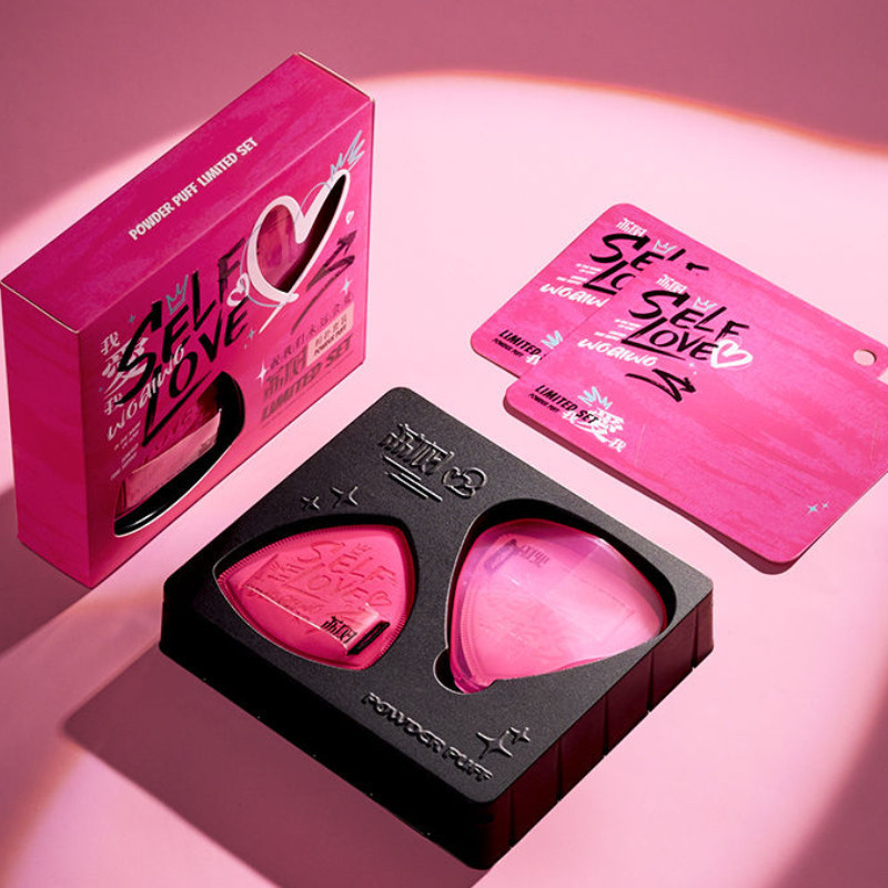 LISHU Powder Puff Set "I Love You" Series Wet And Dry Use Set New ...